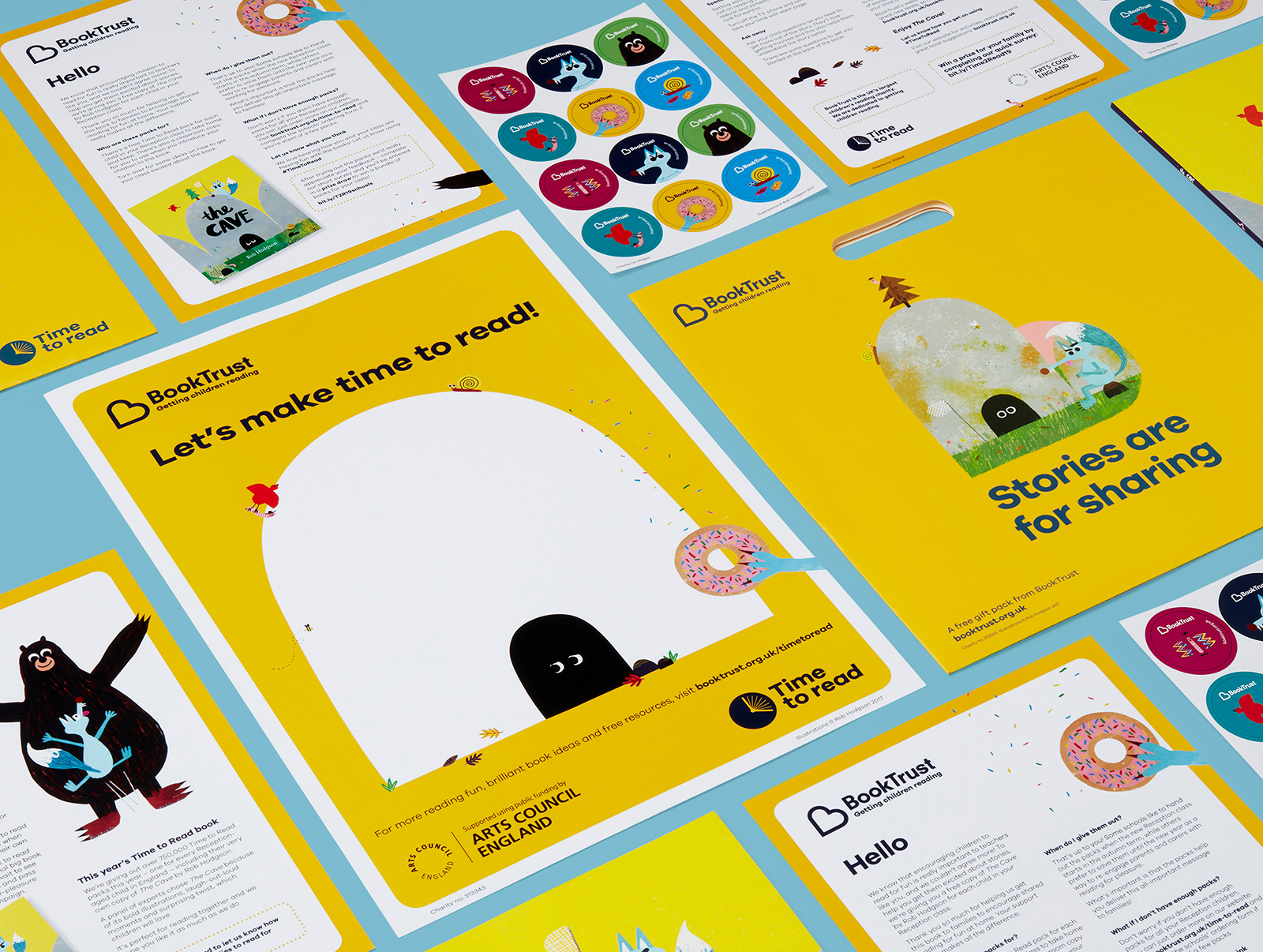 BookTrust : Children's charity design : Studio Noel