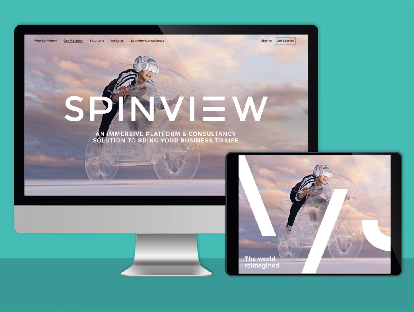 Bold new branding for business innovators Spinview - Studio Noel