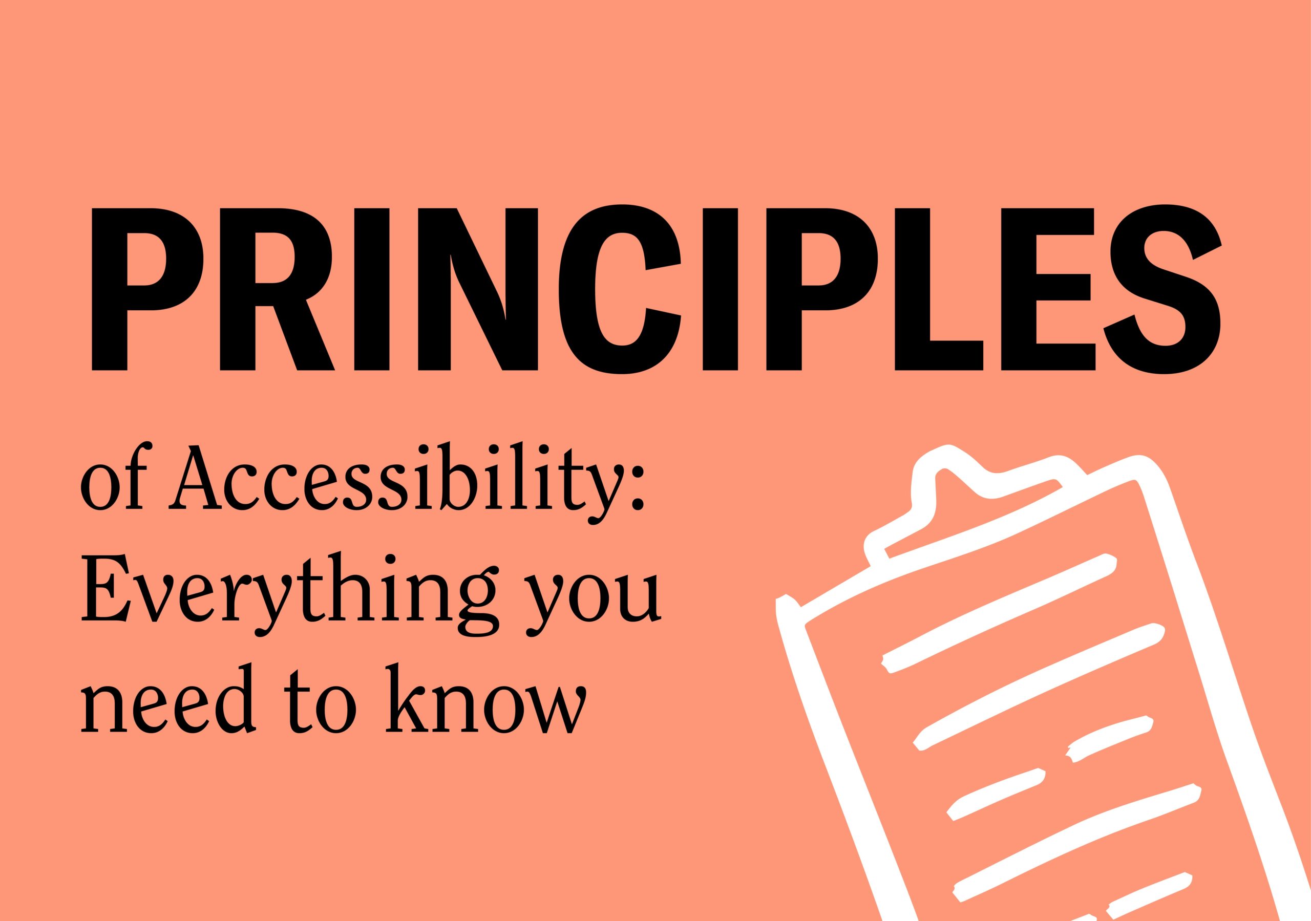 Principles Of Accessibility From POUR To WCAG - Studio Noel